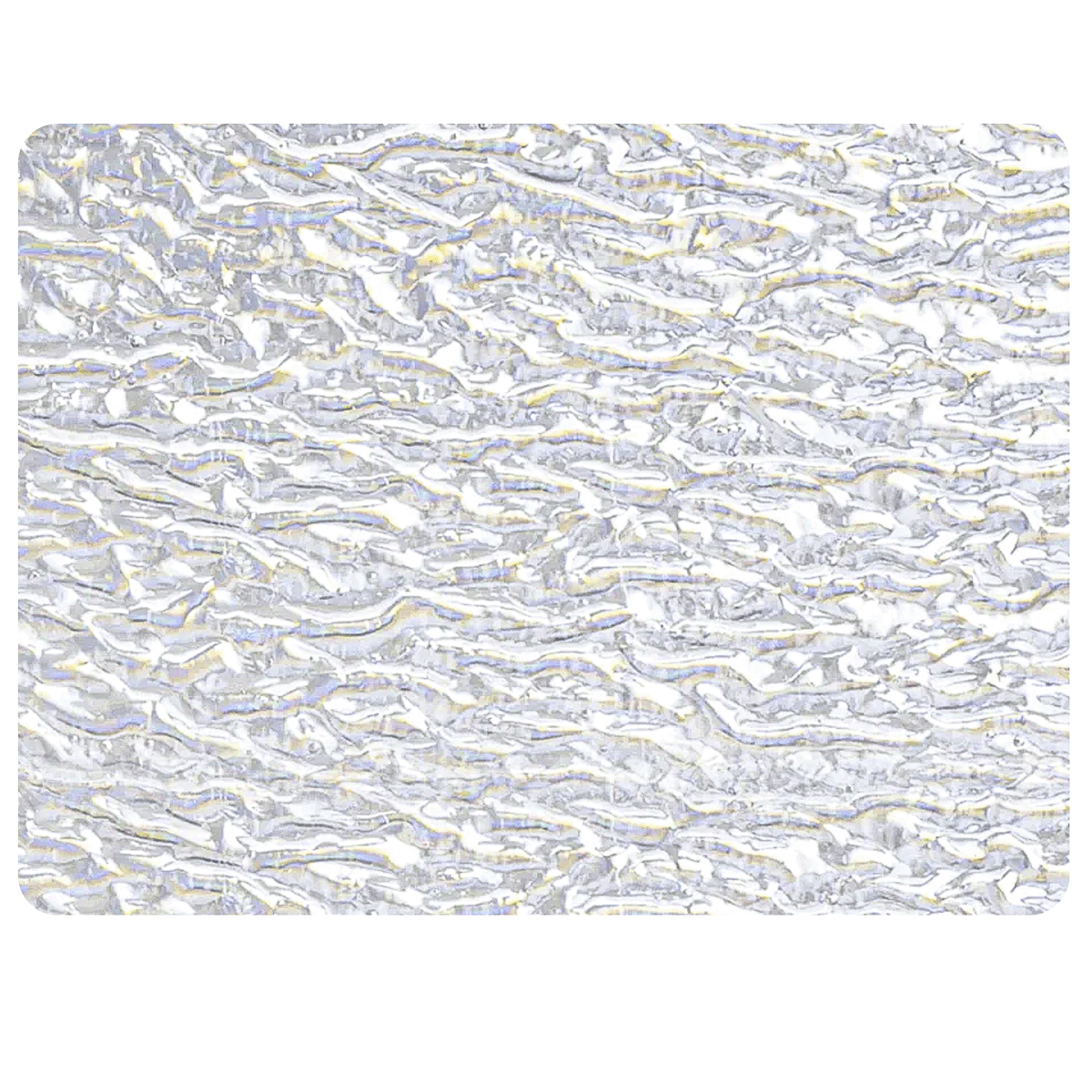 Clear Granite Ripple Iridescent, 3mm