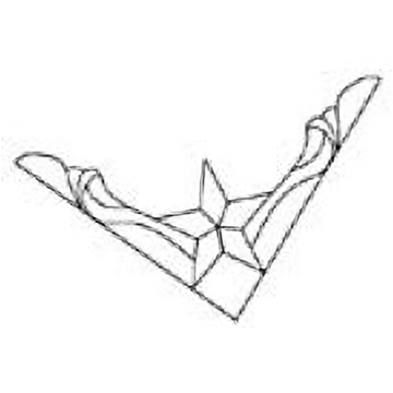 Texas Star Corner Bevel Cluster