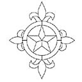 Extra Large Texas Star Bevel Cluster