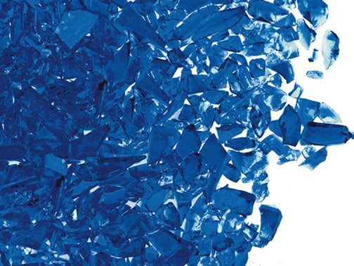 Dark Blue Transparent Coarse Glass Frit, 4 lb. – Hollander Fusing & Art ...